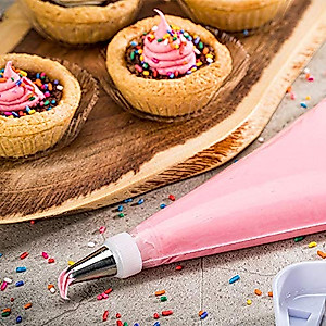 Restaurantware Pastry Tek Clear Plastic Pastry Piping Bag - Biodegradable - 21" x 10 1/4" - 100 count box