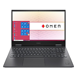 HP OMEN 15z-en100 Gaming & Entertainment 144Hz FHD Laptop (AMD Ryzen 9 5900HX 8-Core, 32GB RAM, 1TB PCIe SSD, RTX 3070, 15.6" (1920x1080), WiFi, Bluetooth, Win 11 Pro) with Hub