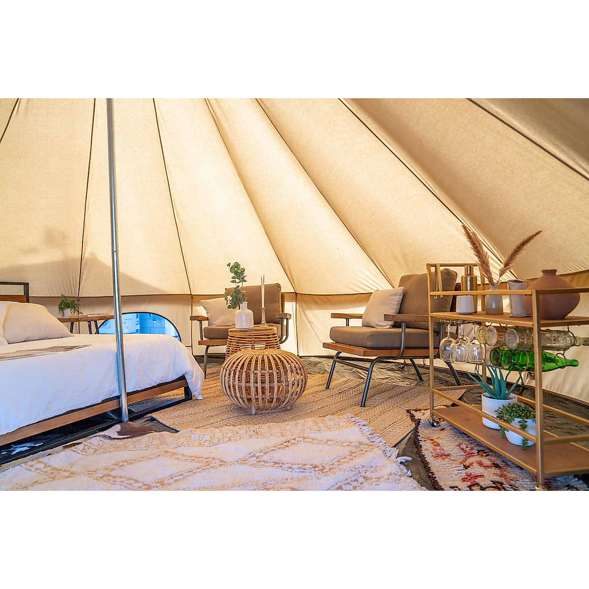Regatta Bell Tent (Sandstone Beige, 10' (3M), Water Repellent)