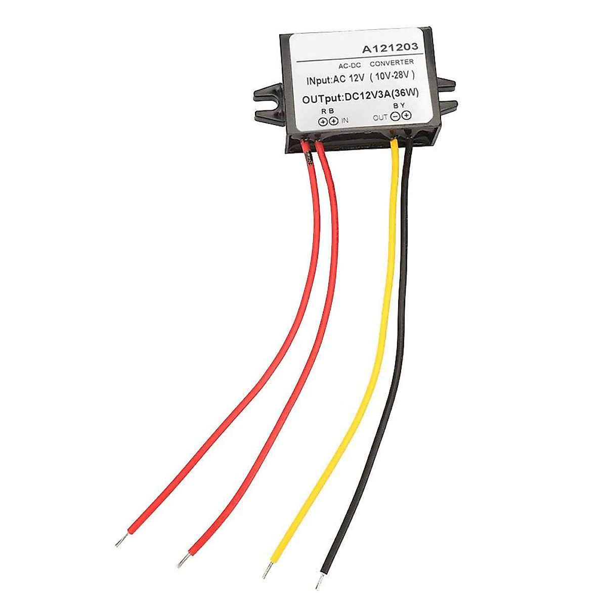 Step Down Power Supply, Car Voltage Regulator, AC 10-28V to DC 12V Converter AC-DC Power Supply Module(3A)