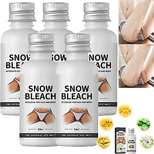 Snow Bleach Cream,Snow Bleach Cream Private Part (5Bottle)