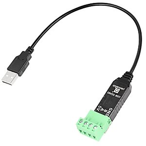 CERRXIAN 1FT RS485 to USB Terminal Converter Serial Port Cable for Windows 7 8 10