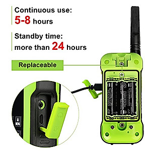 Retevis RT49P Waterproof Walkie Talkies, IP67 Floating 2 Way Radio, NOAA Walkie Talkie, 1200mAh Rechargeable AA Batteries, SOS Flashlight Two Way Radio for Skiing Kayaking 2 Pack