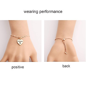 LQRI Godmother Goddaughter Bracelet Christian Baptism Gift for Godmothers Goddaughters Religion Jewelry (goddaughter)