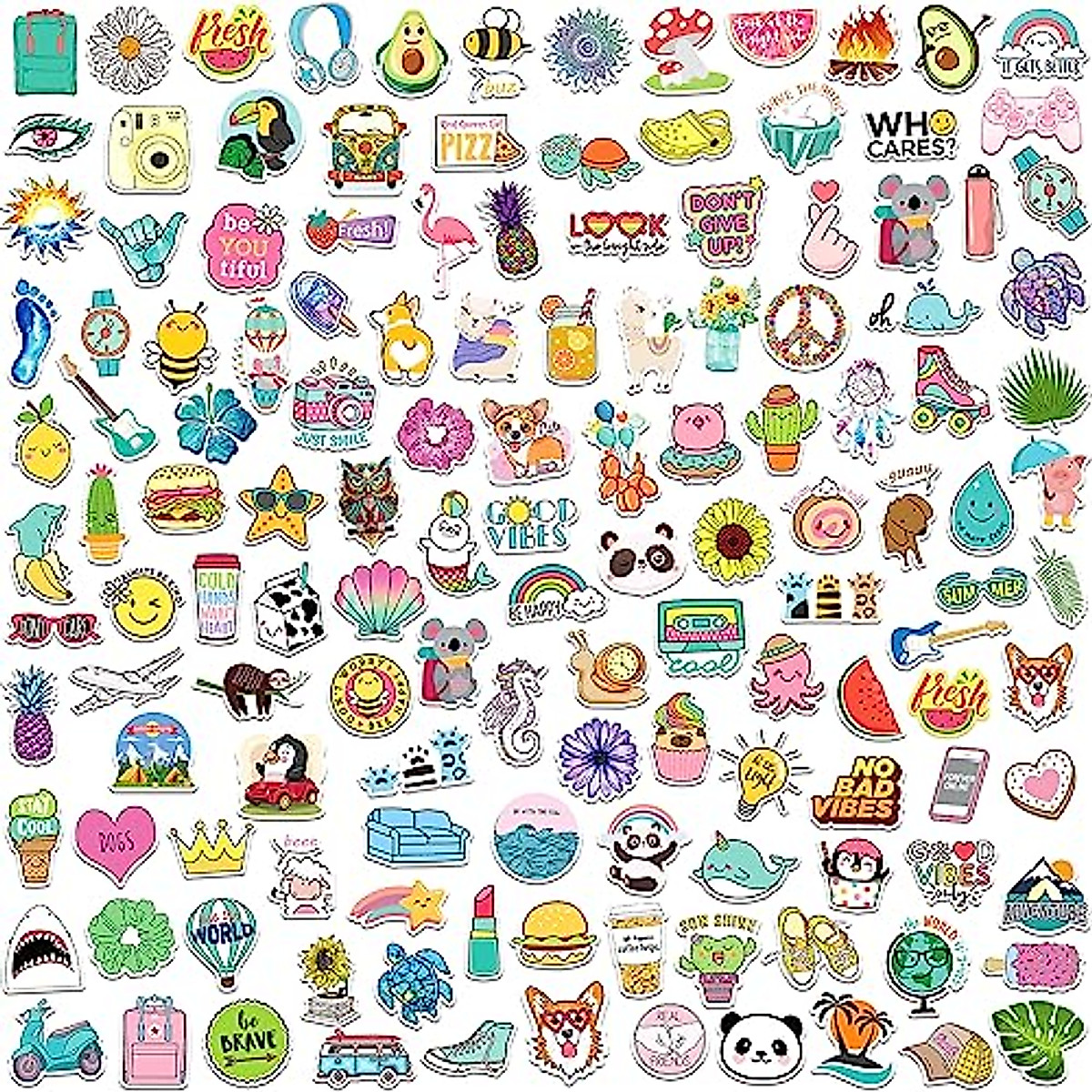 Cute Stickers Bulk 150Pcs Vsco Stickers for Hydroflasks Waterproof Stickers for Kids Cute Stickers for Hydro Flask Water Bottles Scarpbook Sticker Packs for Teens Girls Kids