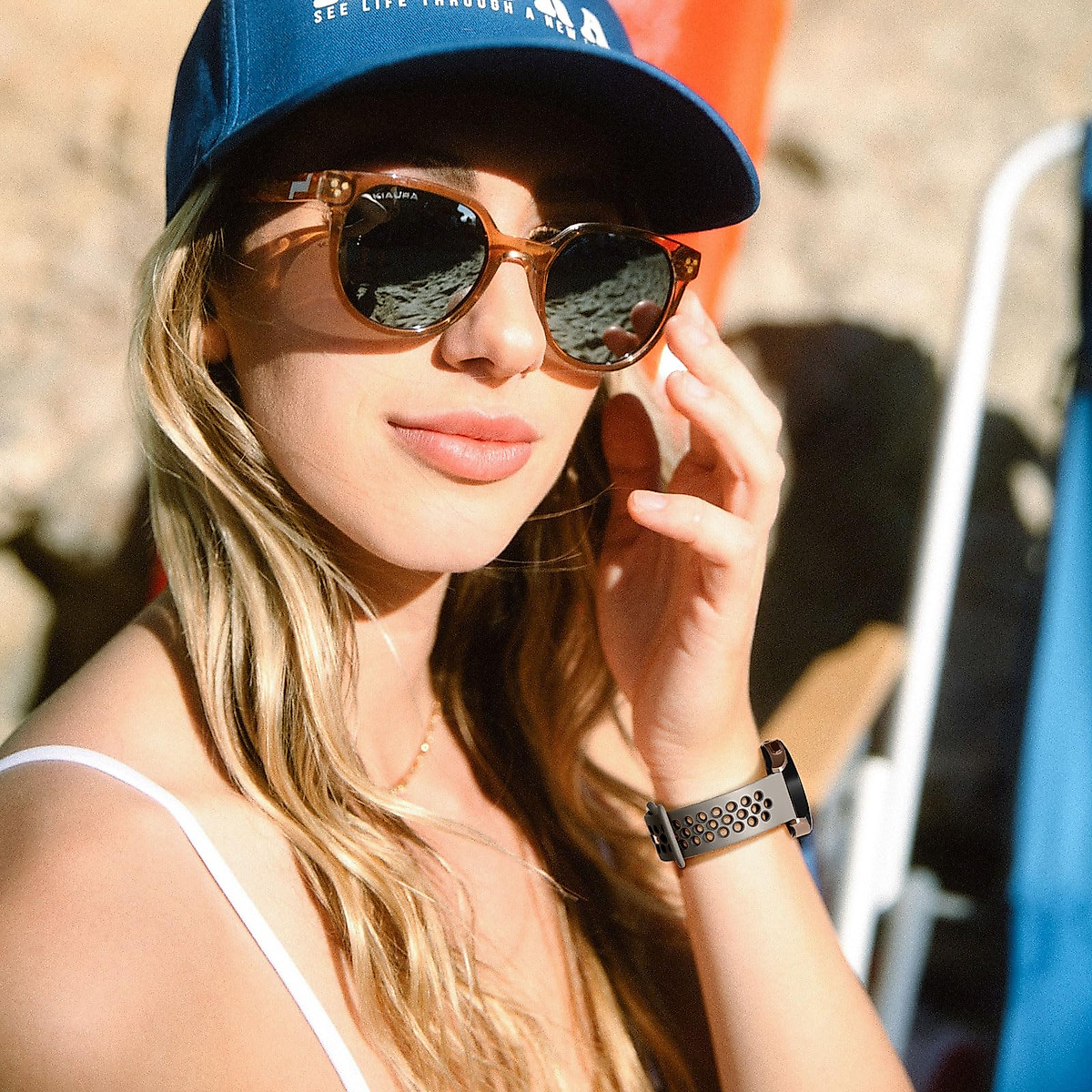 Lerobo Band Compatible with Samsung Galaxy Watch 7/6/5/4 Band/Watch 5 Pro Band 45mm/Active2 40mm 44mm,Galaxy Watch 6 4 Classic 43mm 47mm Sport Strap,20mm Silicone Watchband Sport Strap for women men