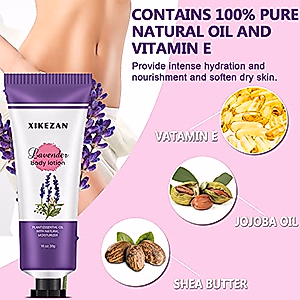 Body Lotion Butter w/8 Pack Travel Size Body Cream Women Gifts Set,Natural Skin Care Products Unique Birthday Christmas Stocking Stuffers Valentines Day Gifts for Her Women Girlfriend Mom Wife