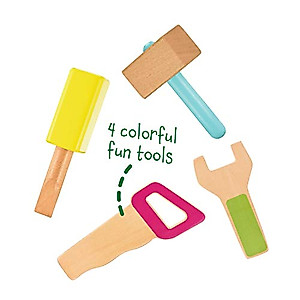 Early Learning Centre Wooden Activity Workbench, Imaginative Play, Hand Eye Coordination, Physical Development, Kids Toys for Ages 12 Month, Amazon Exclusive