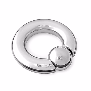 Scrap Metal 23 316L Surgical Steel Captive Bead Ring CBR 0g 5/8
