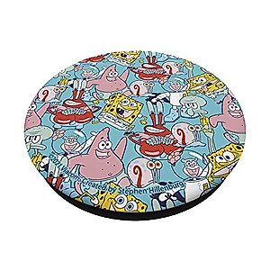 SpongeBob SquarePants Group Toss Up PopSockets PopGrip: Swappable Grip for Phones & Tablets