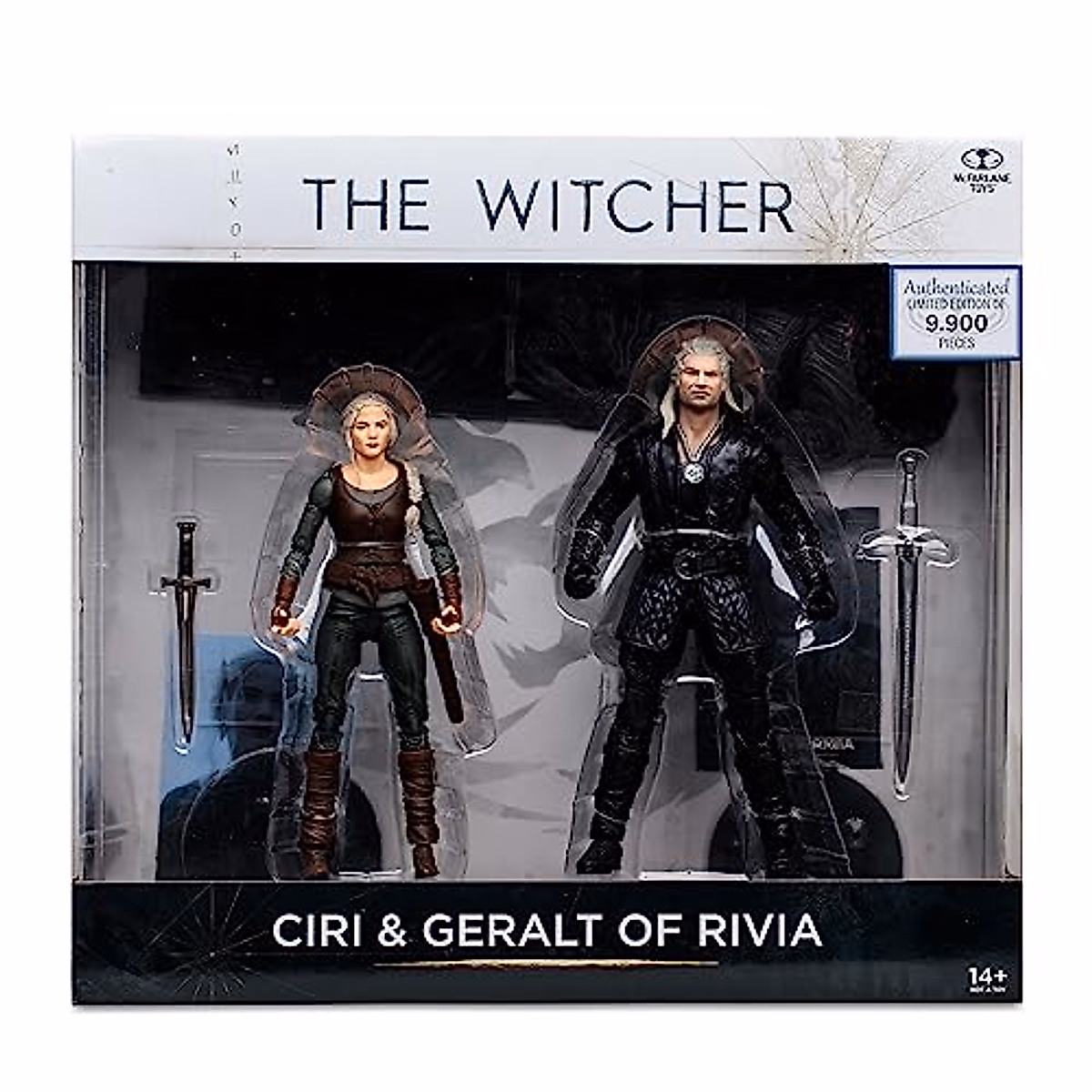 McFarlane Toys - The Witcher Ciri & Geralt of Rivia (Season 3) 7in Action Figure 2pk