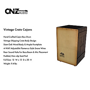CNZ Audio Vintage Style Cajons (Vintage)