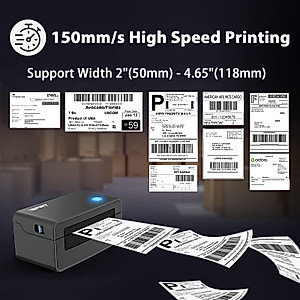 Thermal Label Printer - iDPRT SP410 Thermal Shipping Label Printer, 4x6 Label Printer, Thermal Label Maker, Compatible with Shopify, Ebay, UPS, USPS, FedEx, Amazon & Etsy, Support Multiple Systems