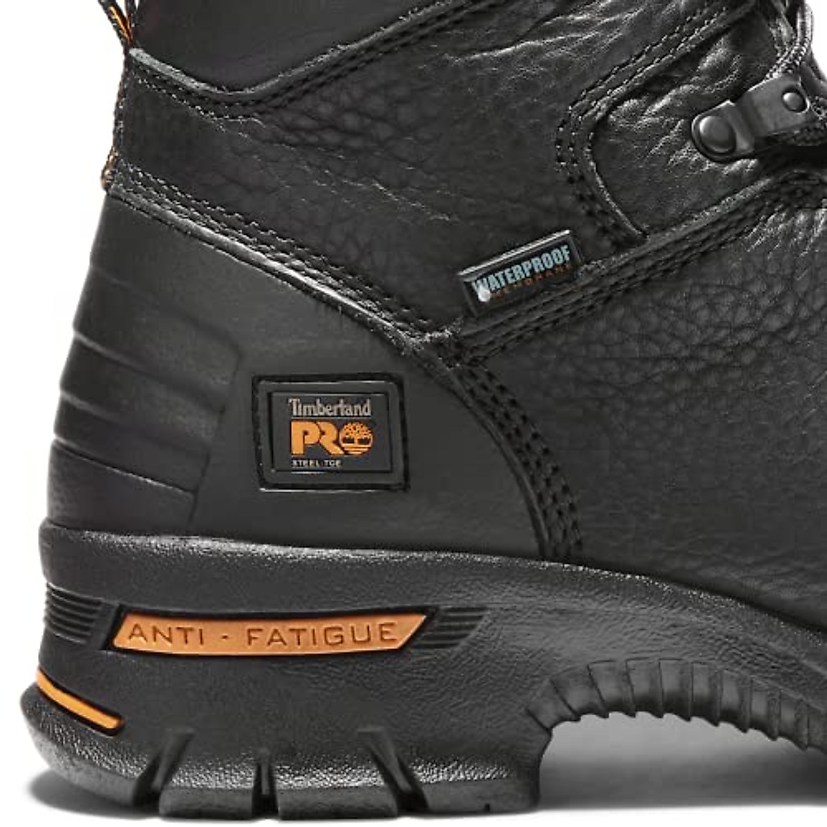 Timberland PRO Men's Endurance Puncture Resistant WaterPROof Steel Toe 6" Workboot,Black,10.5 W