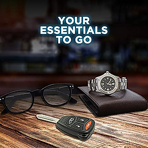 Keyless2Go Replacement for Keyless Remote Head Key Fob 4 Button KOBDT04A and OHT692427AA (1 Pack)