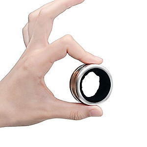 Sunnyac® Pack of 4 Kitchen Stainless Steel Wine Bottle Collars, Durable Wine Drip Ring,1.6 inch (Black Wave)