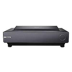 Hisense PX1-PRO 4K UHD Triple-Laser Ultra Short Throw Projector, 2200 Lumens, Streaming TV, HDR10, 30W Stereo Sound, Built-in Voice Assistant (Renewed)