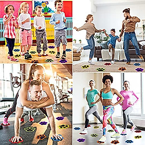 48 Pcs Carpet Markers Floor Dots, Paw Prints Carpet Dots for Teacher Supplies Elementary School Kindergarten Daycare Classroom Decoration