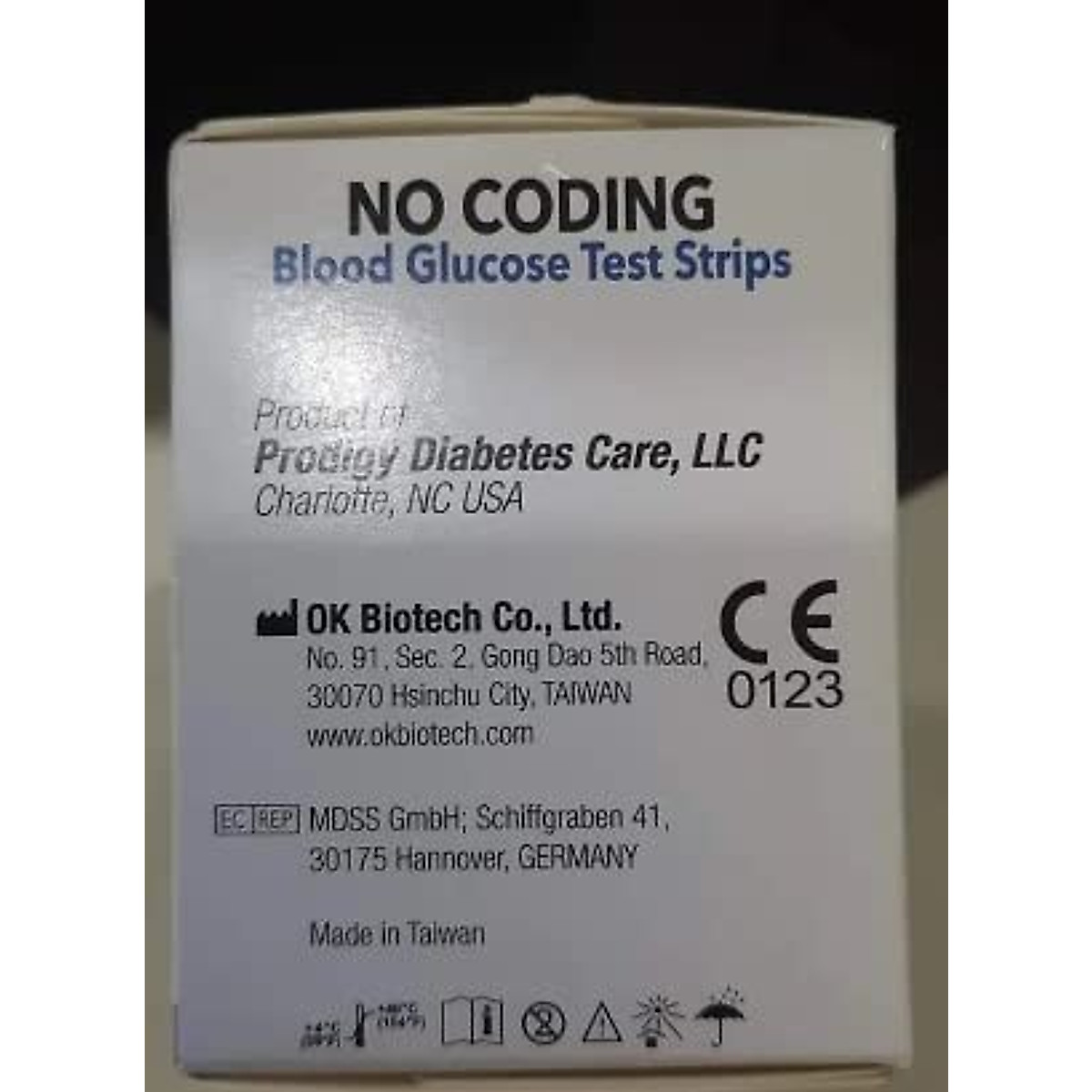Prodigy No Coding Blood Glucose Test Strips - 50 strips, Pack of 2