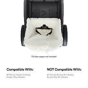 Veer Shearling Seat Cover All-Terrain Cruiser and Cruiser-City 2 Seater Models. NOT Compatible with All-Terrain Cruiser XL or Cruiser-City XL 4 Seater Models.