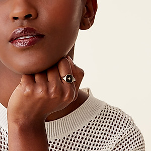 PAVOI 21C-R03 Signet Ring (Yellow Gold, 9)