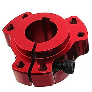 DJ-Motor Red 1" 25mm Bore with 1/4" Keyway Lightened Billet Rear Wheel Hubs for Go Kart Drift Trike