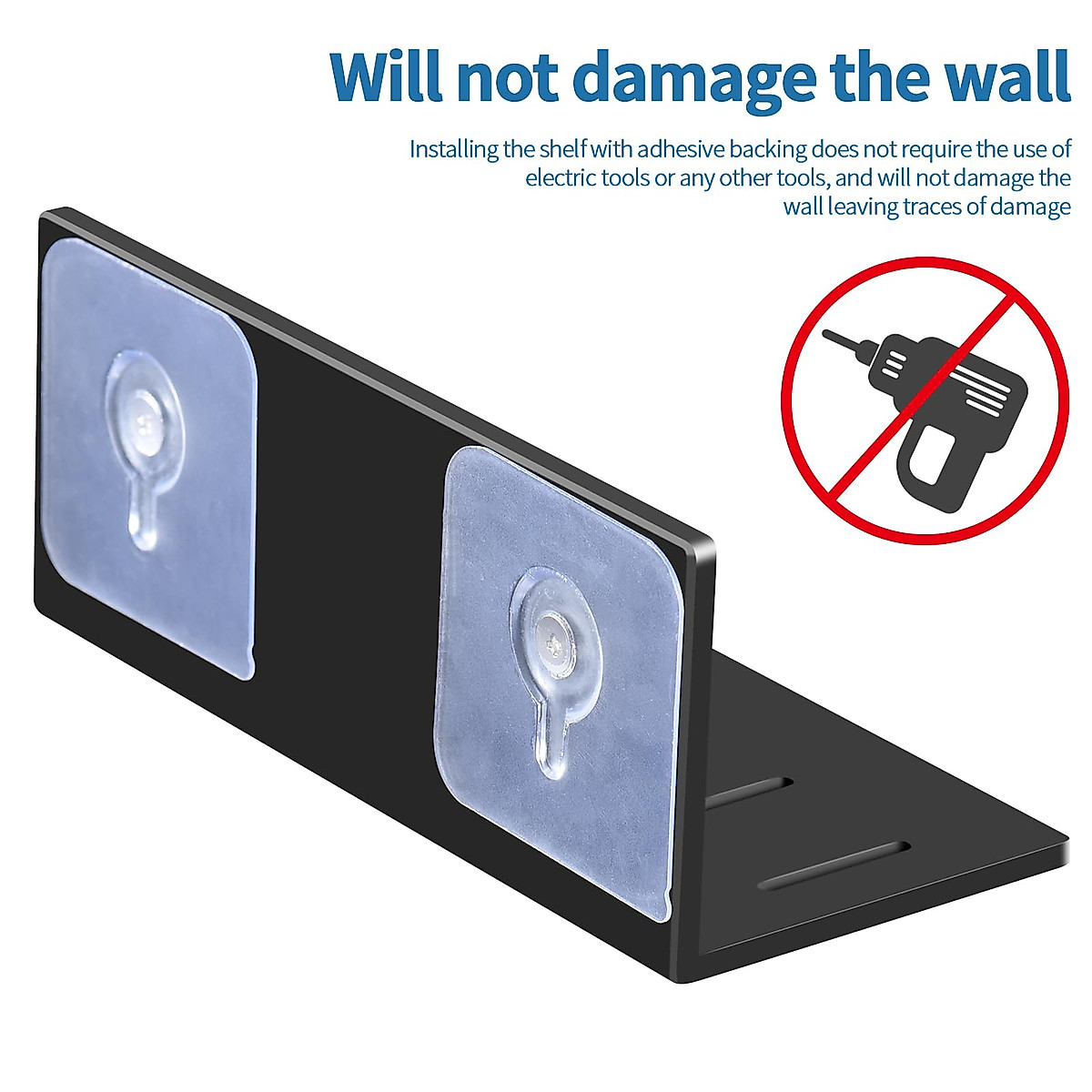 6.7-inch Knife Holder Punch-Free Knife Bar Strong Knife Acrylic Holder Cheese Knife Organizer Kitchen Knife Cutlery Organizer 2Pack