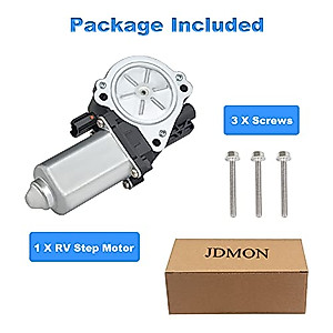 JDMON 676061RV Entry Step Motor Replacement for Kwikee Step Motor Compatible with 1101428,214-1001 Stair Entry Step Gear Motor