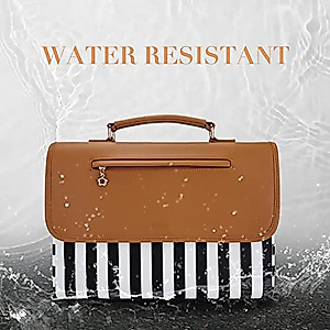 ECOSUSI Laptop Bag for 13-15 inch Notebook Compatible with MacBook Air/Pro M1 M2, Leather Slim Laptop Case Briefcase Computer Protective Sleeve