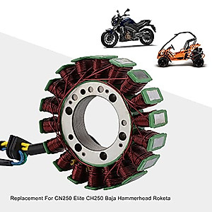GOOFIT 18 Poles Magneto Stator Coil Replacement for 260cc ATV Scooter Engine