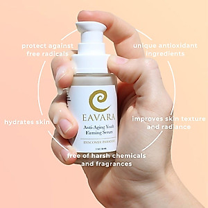 Organic Anti Aging Anti Wrinkle Serum | Award Winning Face Serum to Reduce Wrinkles and Fine Lines | Firming, Tightening, Lifting, & Rejuvenating | Hydrating Natural Organic Skin Care