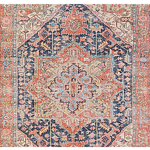 Momeni Chandler Medallion Area Rug, 5'6" X 8'6", Navy