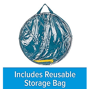 Camco 42997 Life is Better at The Campsite Pop-Up Container, 24-Inches x 18-Inches - Holds 30-Gallon Kitchen-Size Trash Bags - Features a Campsite Design