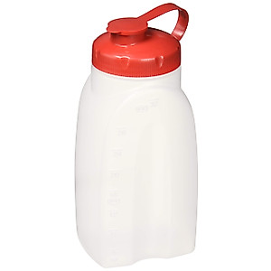 Rubbermaid 071691309116 Home 1776348 Servin' Saver Storage Bottle, 1-Pack, White