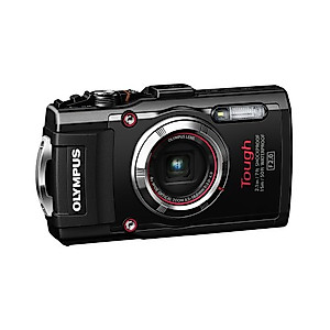 Olympus TG-3 Waterproof 16 MP Digital Camera (Black) - International Version (No Warranty)