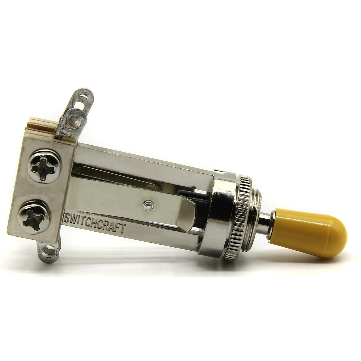 Switchcraft 3way Toggle Switch Long Frame with Amber Tip for Gibson Les Paul