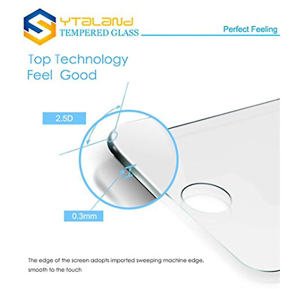 Ytaland for Umidigi A7 Pro Case,UMIDIGI A9 Pro Case with Tempered Glass Screen Protector. (3 in 1) Crystal Clear Soft Silicone Shockproof TPU Transparent Bumper Protective Phone Case Cover