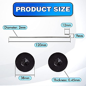 MAPORCH 30PCS Solar Panel Guard Clips, Critter Guard Fastener Clips for Attaching Galvanized Welded Wire Mesh to Solar Panels, Premium Aluminum Fastener Clips Firmly Hold Critter Mesh Securing Needs