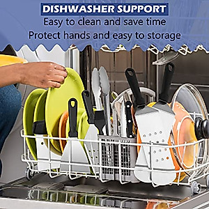 Griddle Accessories Kit of 16, HaSteeL Stainless Steel Teppanyaki Tools for Flat Top Grill Hibachi Camping BBQ, Heavy Duty Metal Spatulas, Chopper, Steak Knives, Bottles, Carrying Bag, Easy to Clean