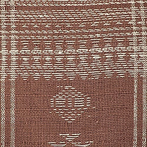 Parkland Collection Transitional Tribal Brown 14" x 20" Pillow