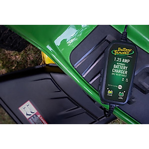 Battery Tender Plus 12V 1.25 AMP Battery Charger and Maintainer: Fully Selectable 6V or 12V Battery Charger and Maintainer for Powersports ATVs, Motorcycles, Snowmobiles, and More - 022-0211-DL-WH