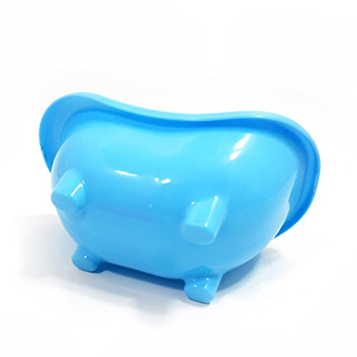 UEETEK Pet Bathtub Bathroom,Small Animal Mice Bathtub Bath Basin for Rat Hamster (Blue)
