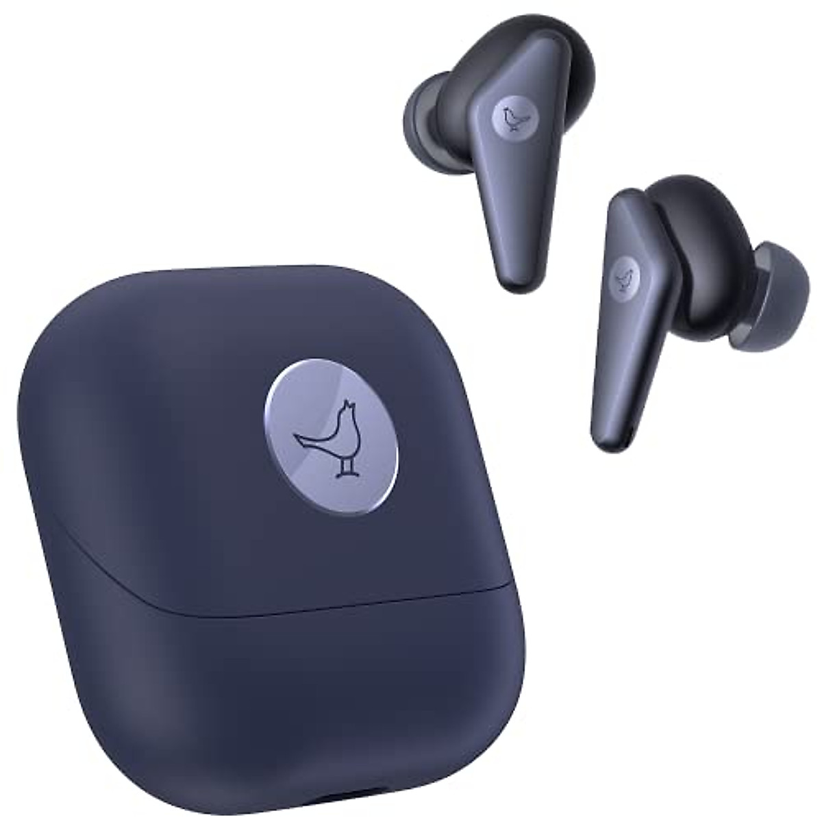 Libratone AIR+ 2 (2nd Gen) True Wireless Earbuds - Active Noise Cancelling, Bluetooth 5.2, in-Ear Headphones with Wireless Charging Case, IP54 Dust and Water Resistant, 24-Hour Playtime, Black