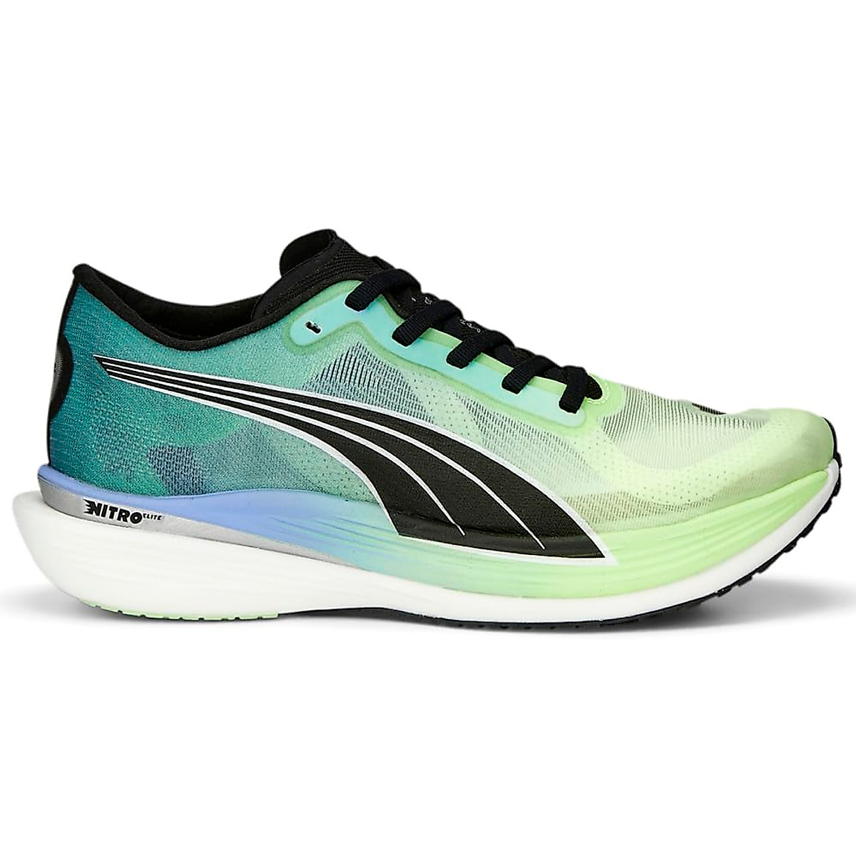 Puma Womens Deviate Nitro Elite 2 Running Sneakers Shoes - Green - Size 9 M
