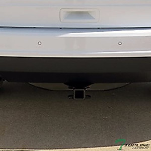 Class 3 III Black 2" Rear Bumper Trailer Tow Hitch Towing Mount Receiver Tube for 07-14 Ford Edge / 07-15 Lincoln MKX