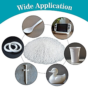 Sukh 10.9oz Moldable Plastic Pellets - Thermoplastic Beads Polymorph Plastic Meltable Plastic Reusable Thermal Beads for Crafts,DIY,Cosplay,Temporarily Repair,Modeling,Halloween Vampire Teeth Fangs