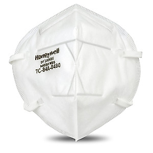 Honeywell Safety NIOSH-Approved N95 DF300 Flatfold Respirator, 20-pack (RAP-74038), White,One Size Fits All