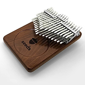 TREELF Seeds Kalimba 34 keys Thumb Piano Mbira Finger Piano Gift for Kids Adult Beginners Professional