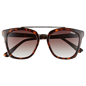 Quay Australia Women's Sweet Dreams 55mm Square Sunglasses (Tort/Brown Fade, One Size)
