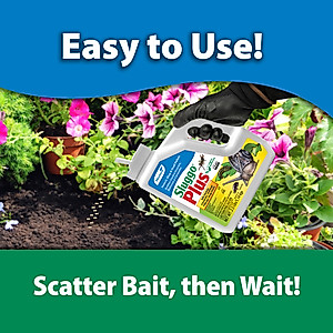Monterey - Sluggo Plus - Snail & Slug Killer, Plus Controls Other Insects, OMRI Listed for Organic Gardening - 2.4 pounds